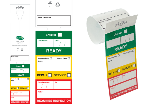 SUPA TUFF™ Hire Tag - Service & Repair - TUFFTAG102 – Sovereign Print